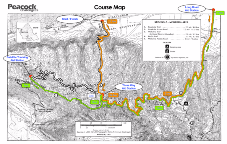Peacock Challenge 55 Mile Run Information | HURT Hawaii